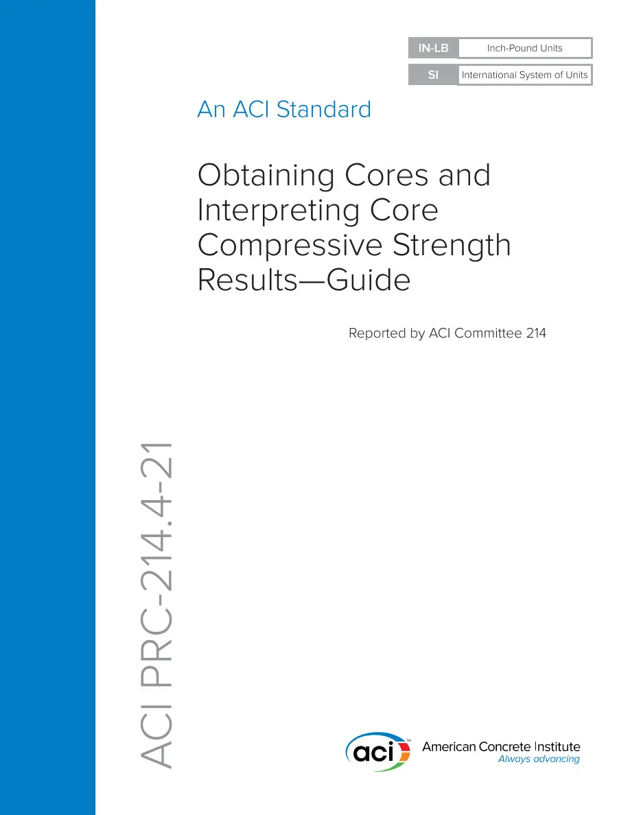 ACI 214.4-21 PDF
