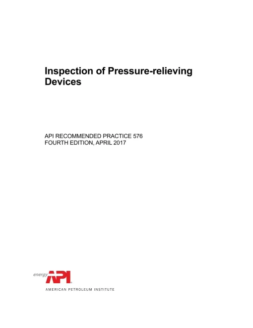 API RP 576 Fourth Edition PDF