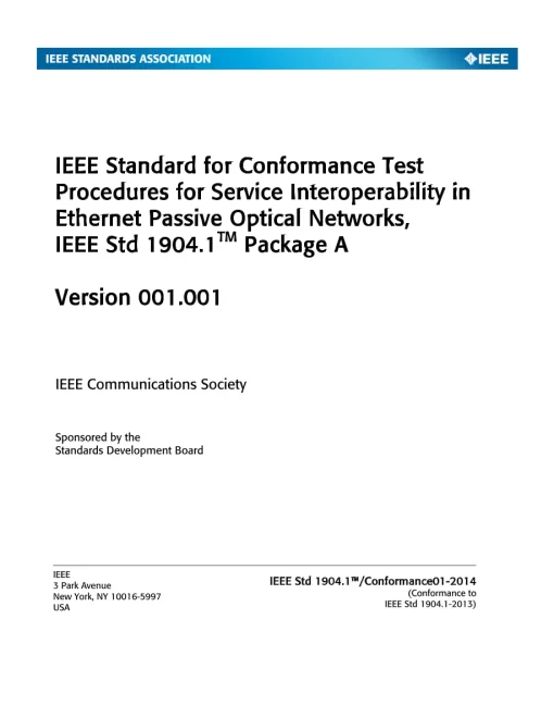 IEEE 1904.1-Conformance01-2014 PDF