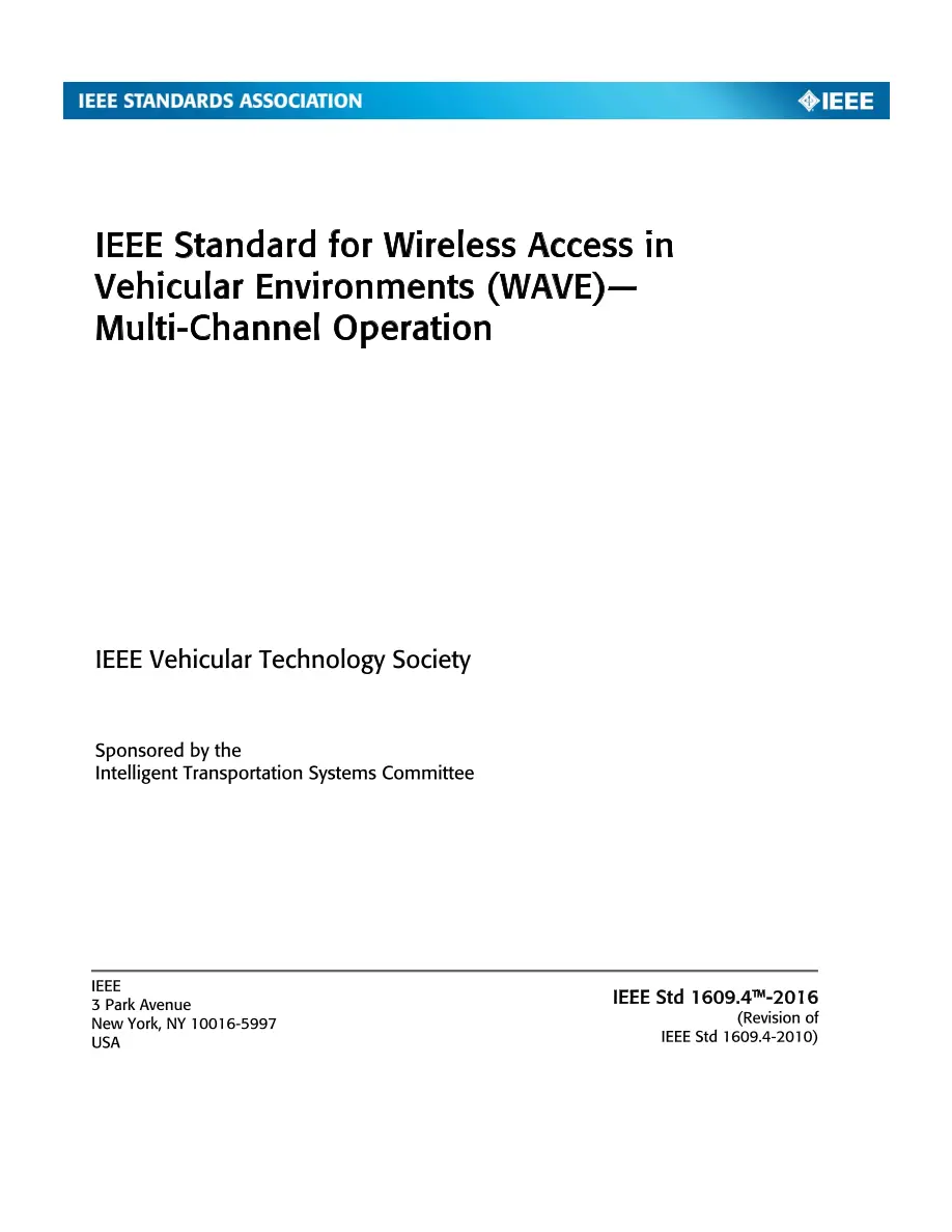 IEEE 1609.4-2016 PDF