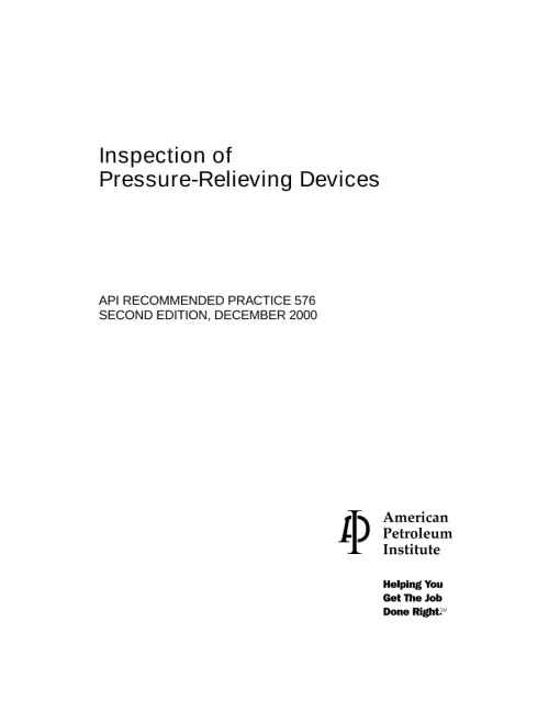 API RP 576:2000 PDF